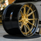 2020-2025 Corvette C8 Z06 / E-Ray Concave Gold & Carbon Fiber Wheels ...