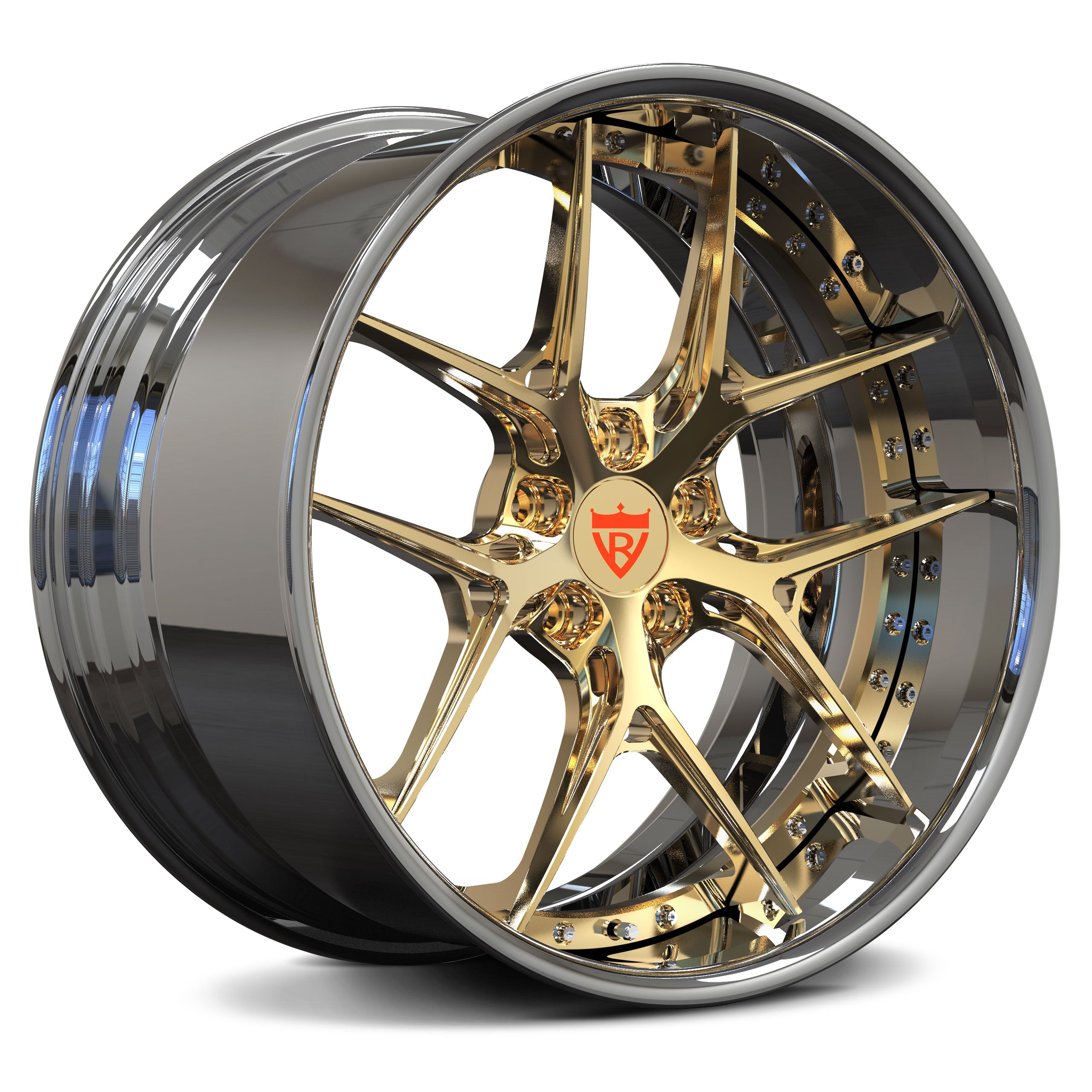 Premium Custom Forged 2-Piece Wheels: RV-DR08D R10K Series – RVRN ...