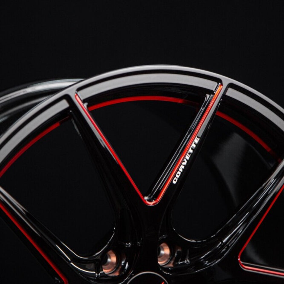Corvette Red & Black Wheels Collection | Custom Forged by RVRN – RVRN ...